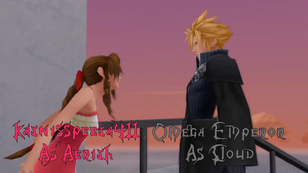 KH2 Aerith Comforts Cloud Fandub (W : katnisspeeta411) - YouTube