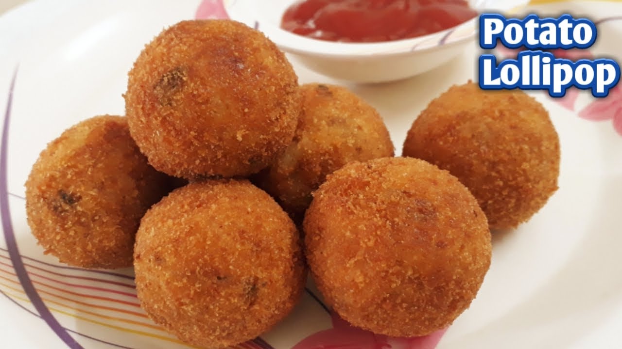 Recipe for Potato Lollipop//Kids Potato Lollipop//Easy recipe for ...