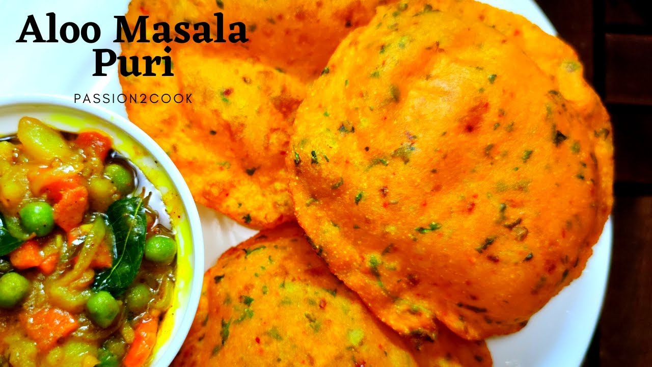 Aloo Masala Puri | आलू मसाला पूरी | Potato poori | Masala puri | - YouTube