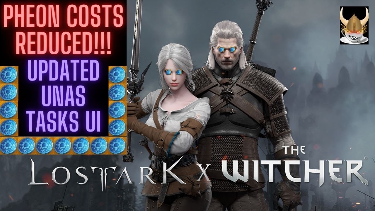 Lost Ark Witcher Colab Event Patch Notes ~PHEON PRICES REDUCED!!!! AND ...