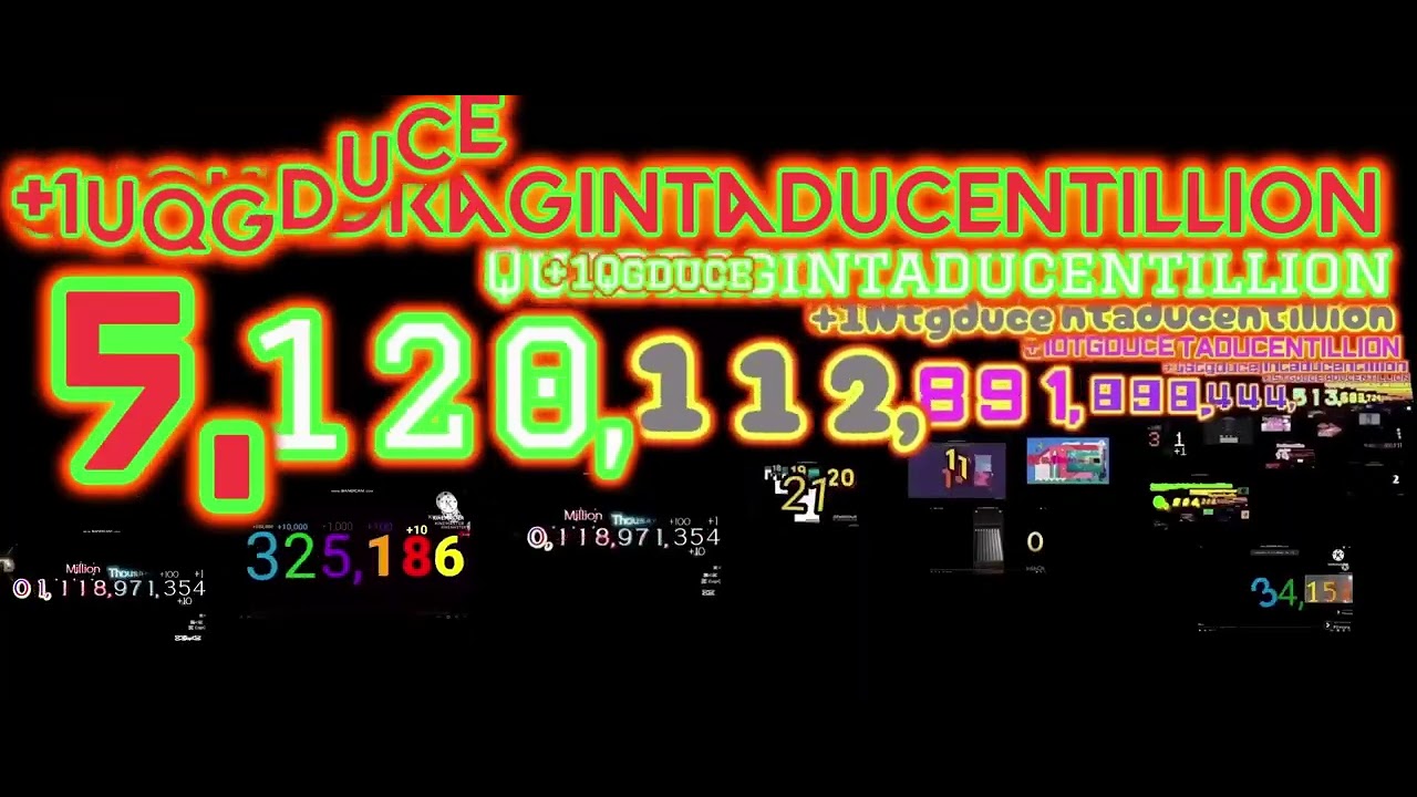 Numbers 1 to 1 Duoquadragintaducentillion (242/300) Trucentillion - YouTube