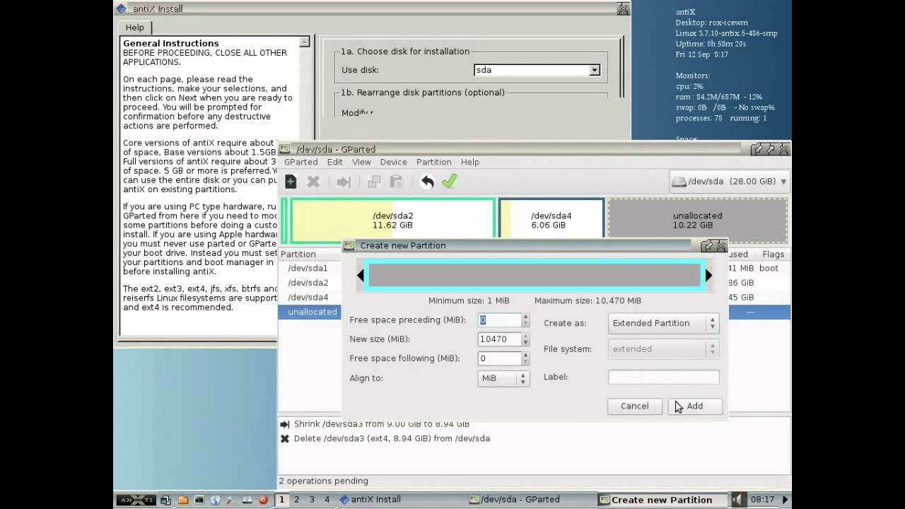 Dual Boot AntiX Linux - YouTube