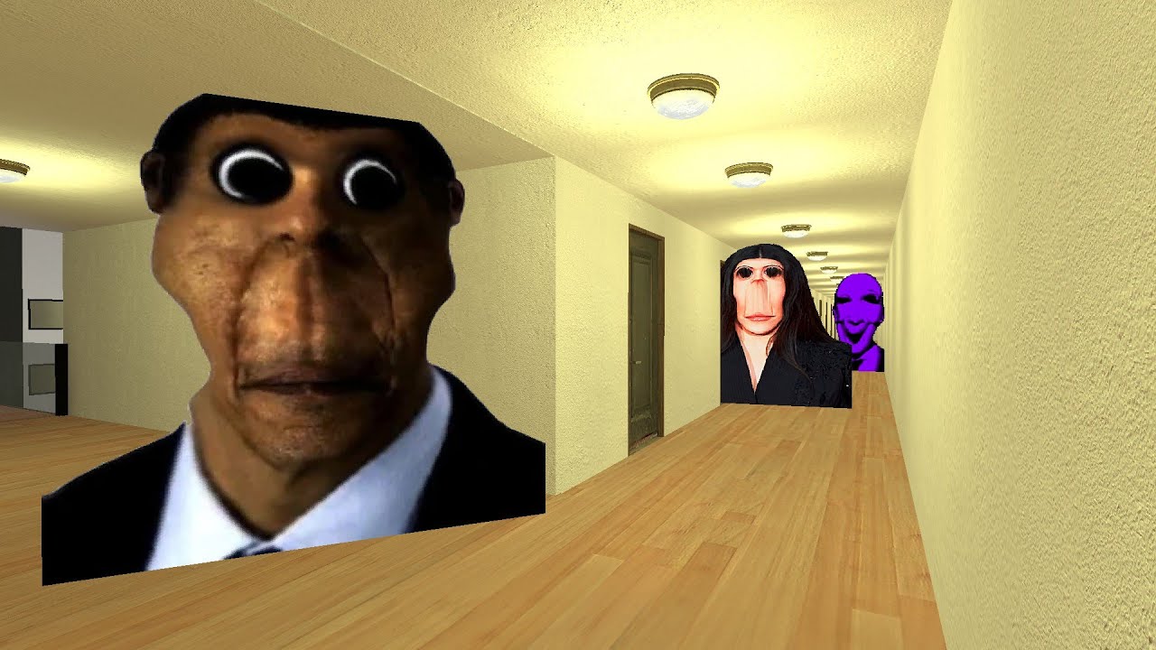 Obunga, Rosalia and Afton in backrooms (Garry's Mod Nextbot) - YouTube