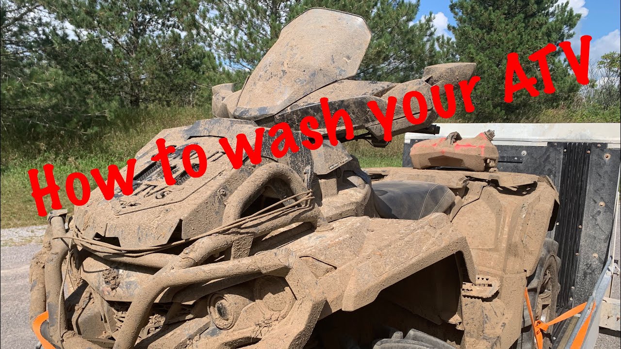 How to wash your ATV. - YouTube