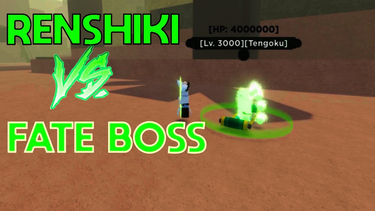 RENSHIKI IS CRAZY TOP TIER!!!! RENSHIKI VS FATE BOSS IN SHINDO LIFE ...