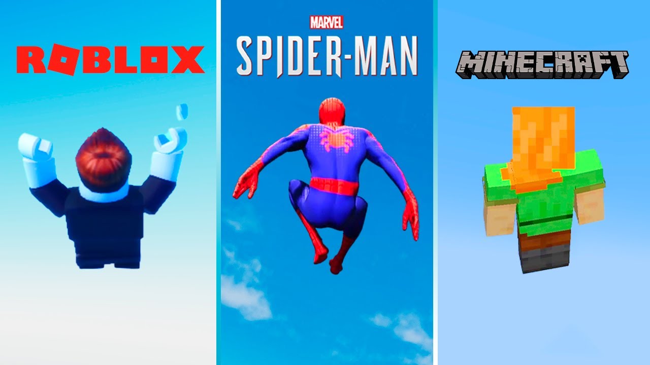 FALLING OFF HIGH SPOTS in 40 Video Games - YouTube