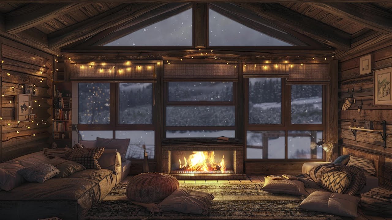 Peaceful Atmosphere with Calming Fire Crackling | Perfect Natural ...