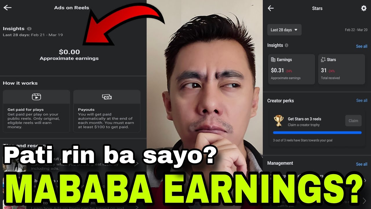 MAY EARNINGS BA? or Mababa na sa Meta Facebook Reels, In-Stream Ads at ...