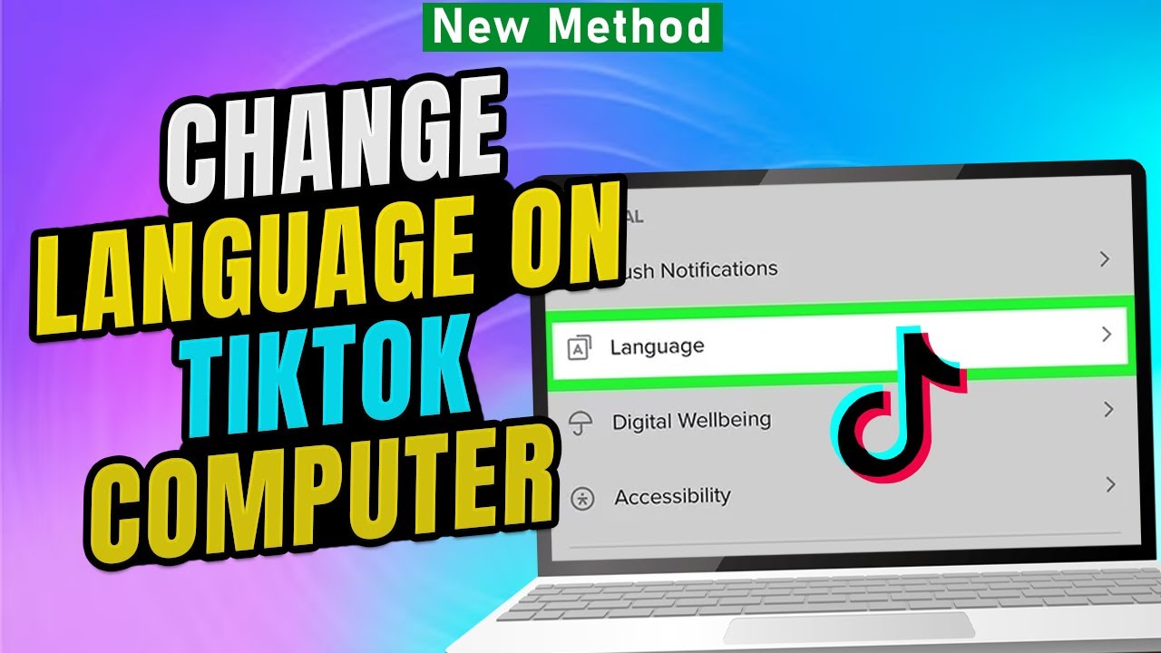 How to Change Language on TikTok Computer [ Simple Ways ] - YouTube