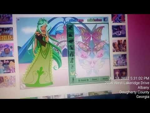 Winx Club Flora Dress Up
