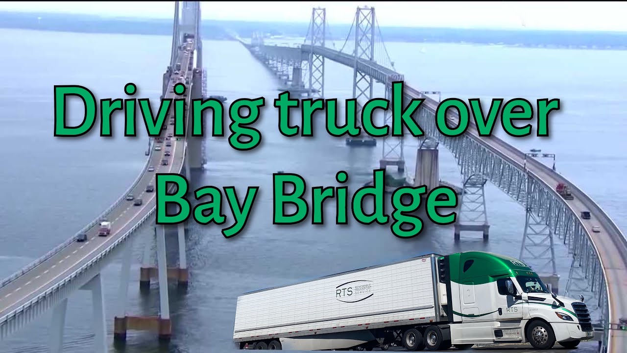 Neat drive over the bay bridge in Maryland. Trainee driving - YouTube