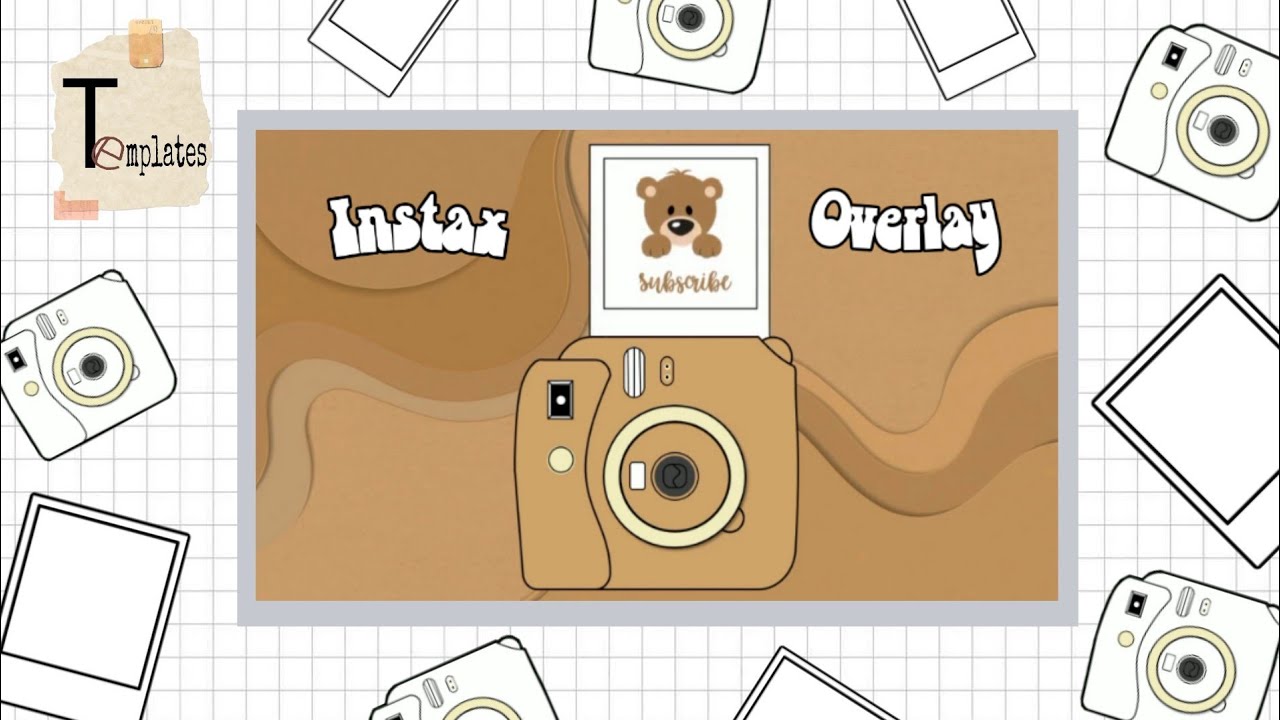 Minimalist Instax Overlay | Free Minimalist Templates For Android & iOS ...