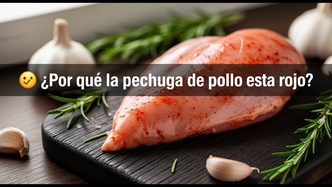 ¿Por que la pechuga de pollo esta rojo? / ¿Por qué el pollo esta rojo ...