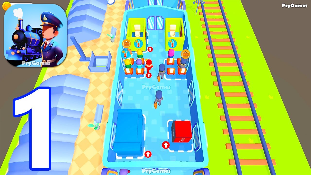 Train Venture - Gameplay Walkthrough Part 1 Stickman Idle Train Manager ...