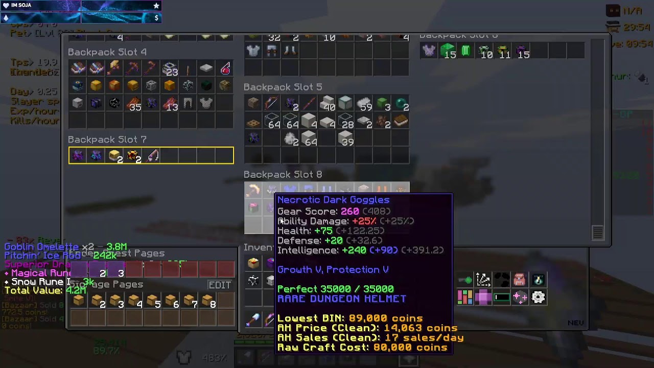Hypixel Skyblock Grind For Warden Heart: Accepting Contra - YouTube
