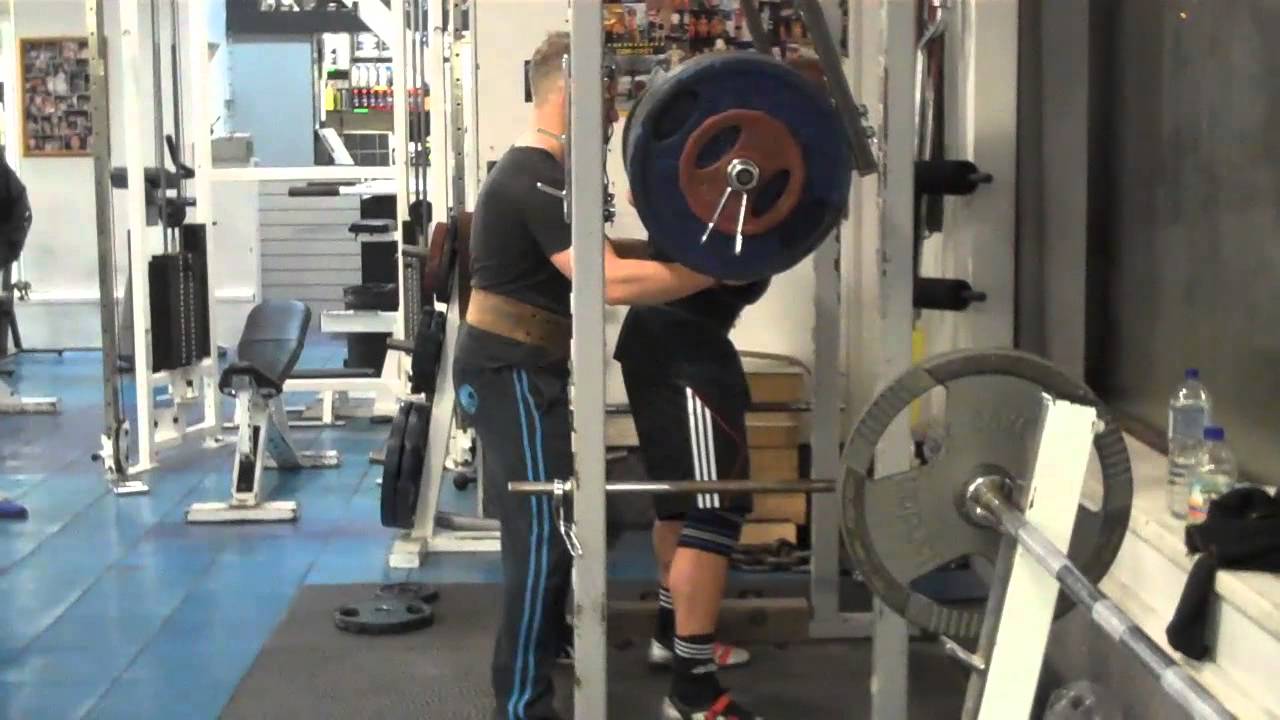 steve knight squats 270kg @96.5kg a new raw personal best - YouTube