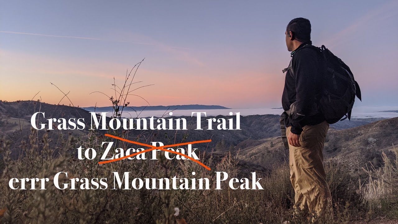 Grass Mountain Peak and failed attempt at Zaca Peak - YouTube