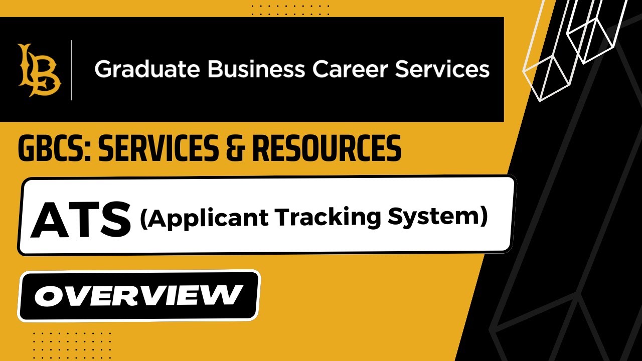 GBCS: Applicant Tracking System (ATS) Overview - YouTube