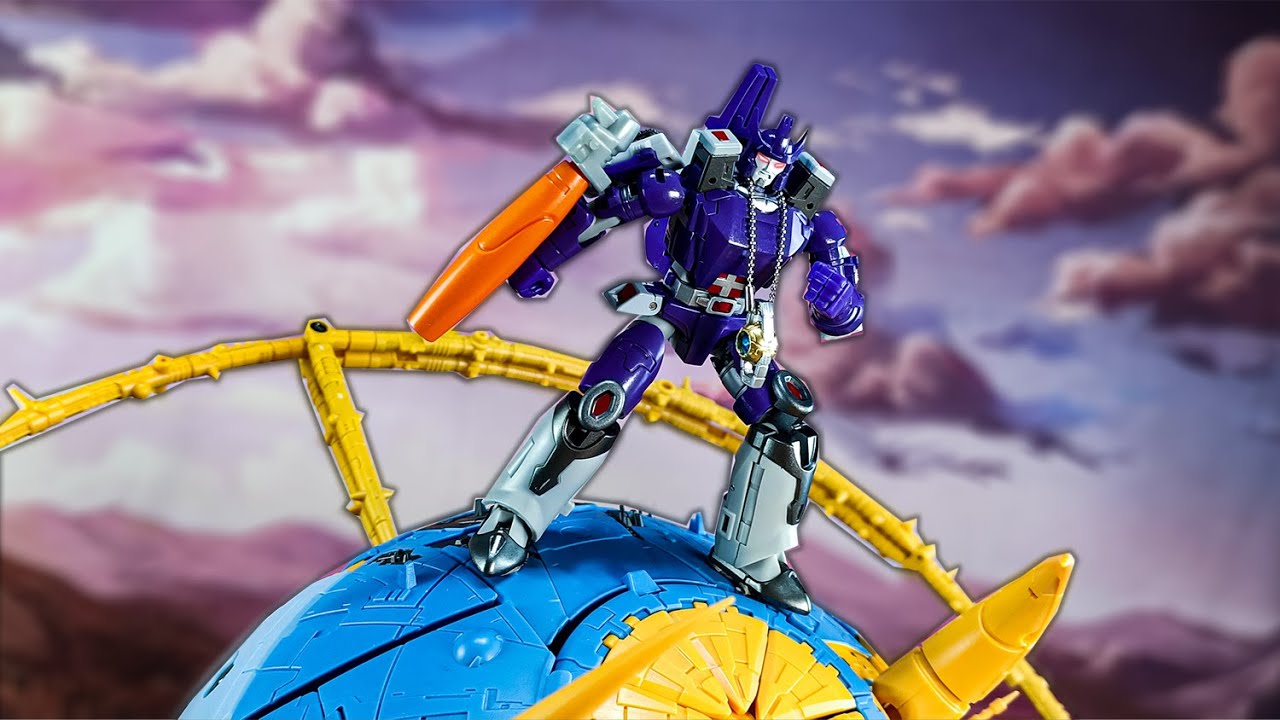 Transformers stop motion：The Mad King！NA Darius Galvatron ...