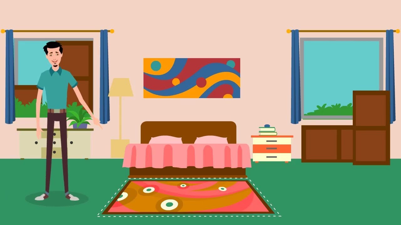 carpet cleaning service 2d animated promo video - YouTube