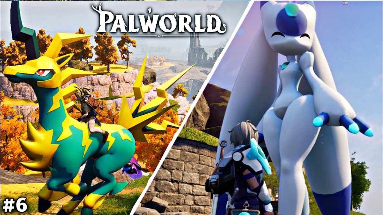 FIRST TIME FIGHT WITH LEGENDARY POKEMON || PALWORLD GAMEPLAY #6 - YouTube