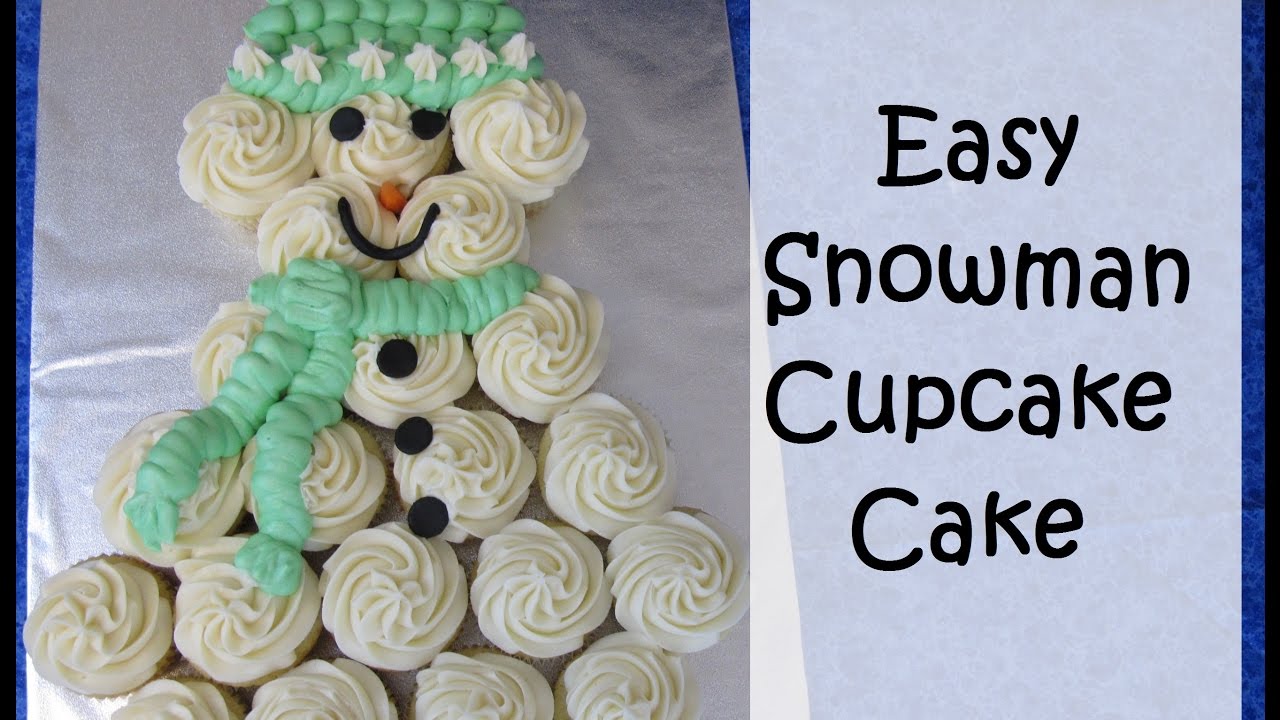 Snowman Cupcake Cakes