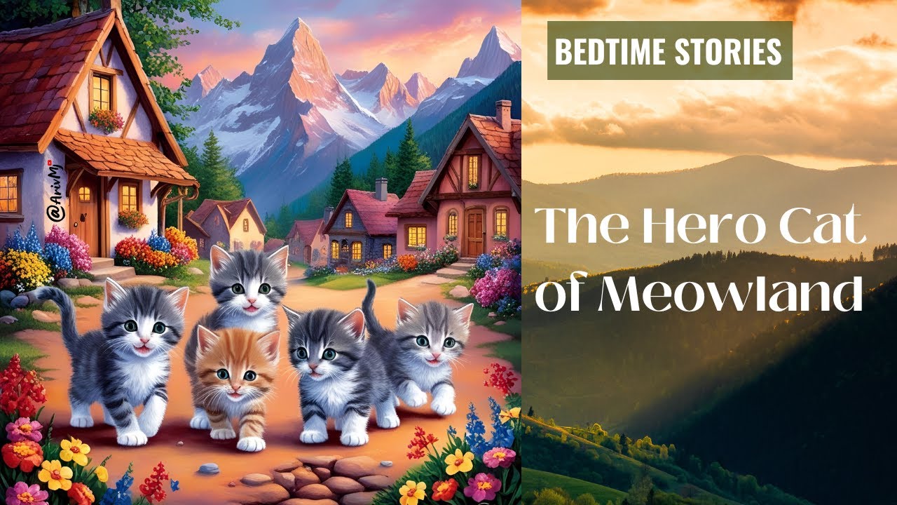 The Hero Cats and the Great Storm - The Hero Cat of Meowland - Bedtime Stories - YouTube