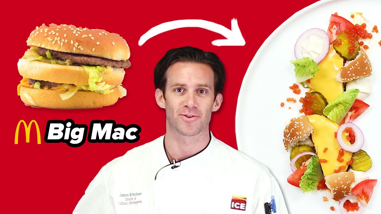 Gourmet Chef Makes A Big Mac Super Fancy - YouTube
