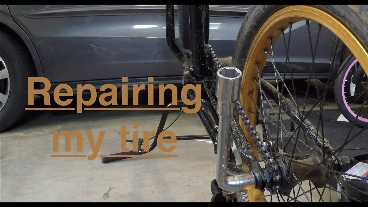 How to replace an inner tube on a bike! - YouTube