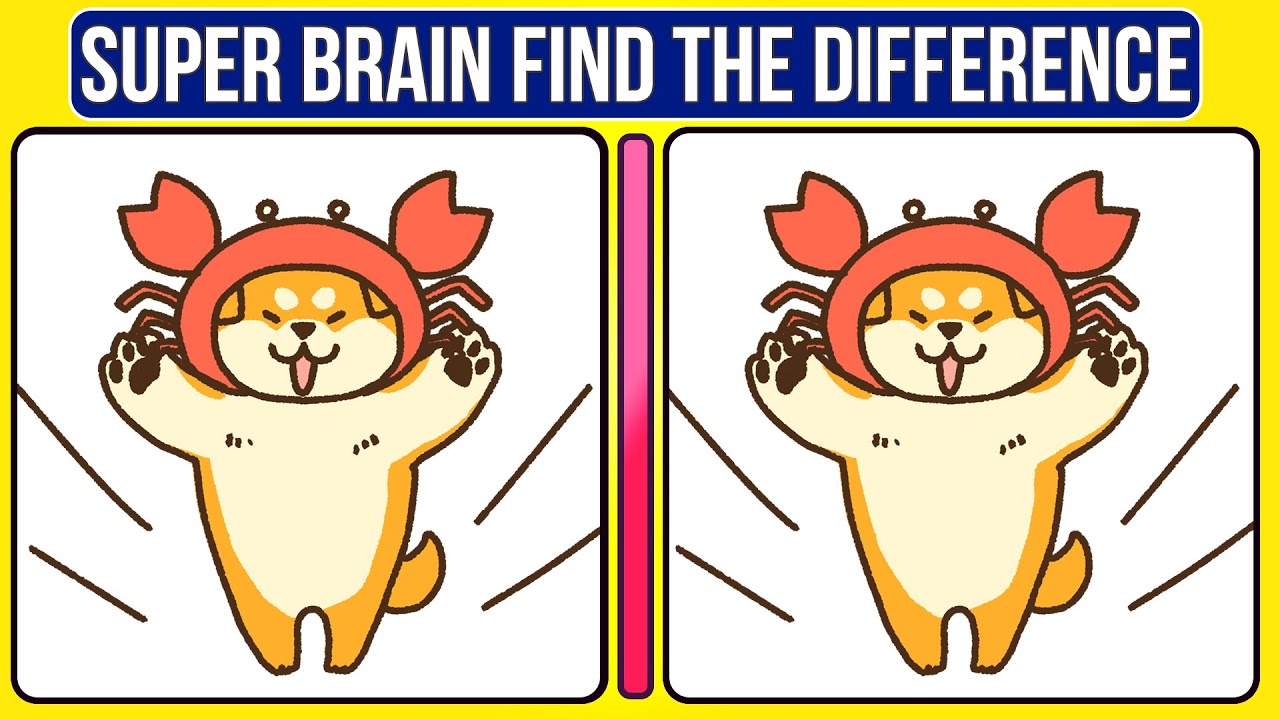 Increase your attention with puzzle: Find the differences! Try the ...
