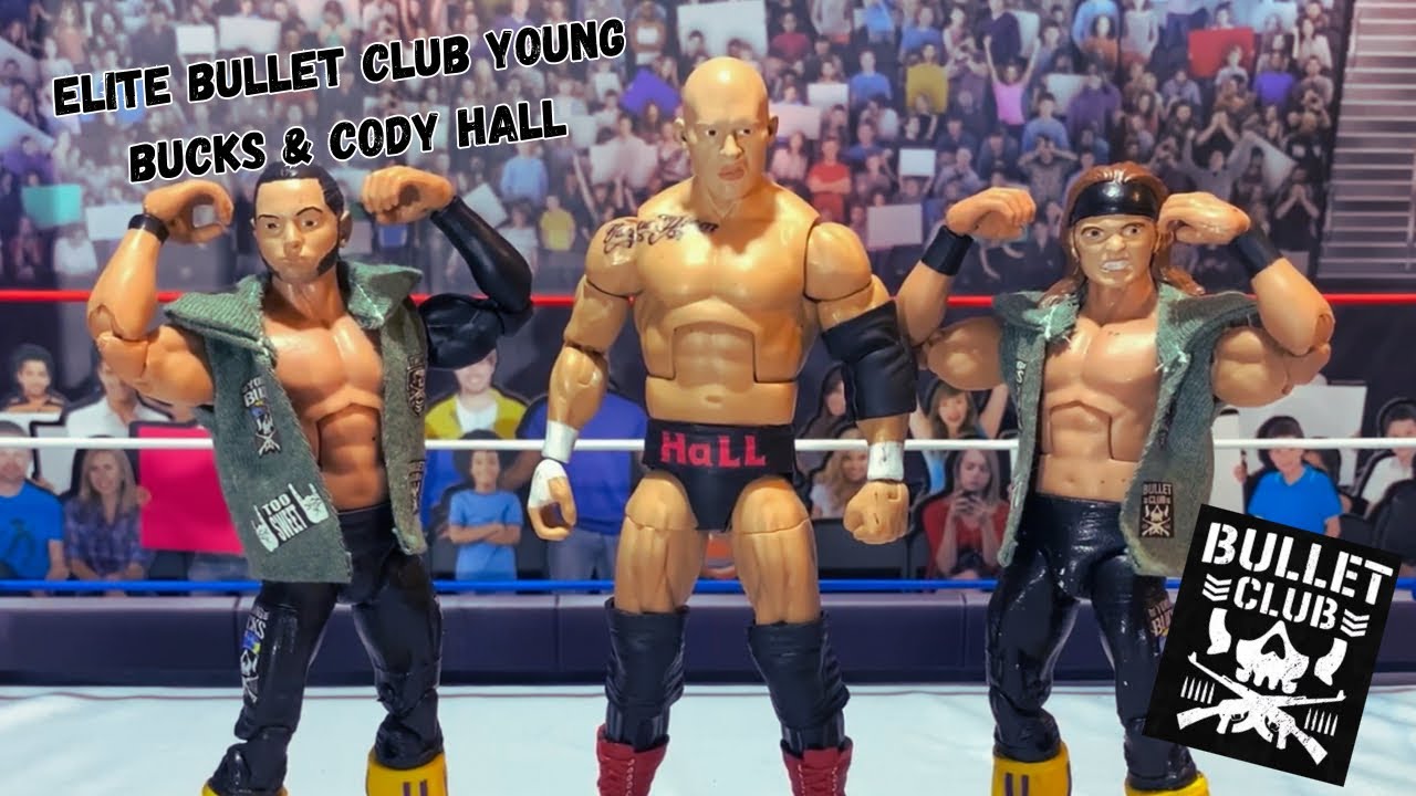 Bullet Club Young Bucks & Cody Hall Elite Figures - WIP Wednesday - YouTube