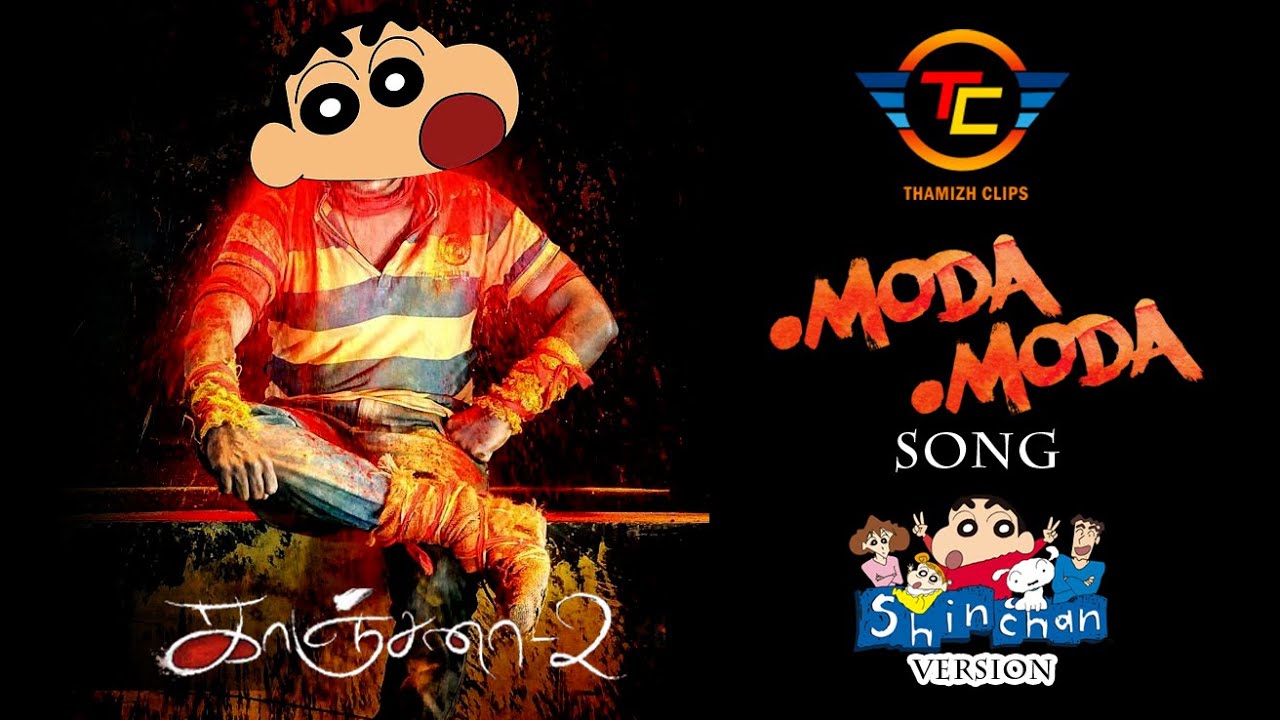 Kanchana 2 Movie Moda Moda Song Shinchan Version #thamizhclips # ...