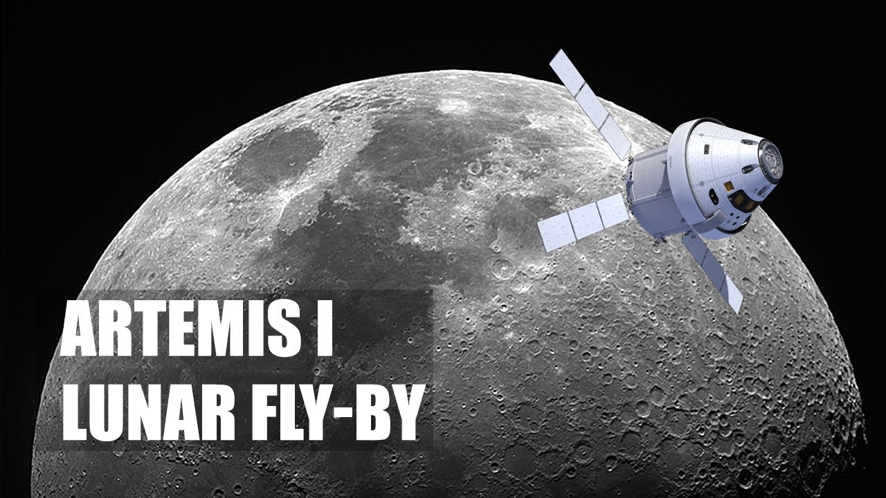 Artemis I Distant Lunar Orbit Insertion Burn + Mars Live Telescope View ...