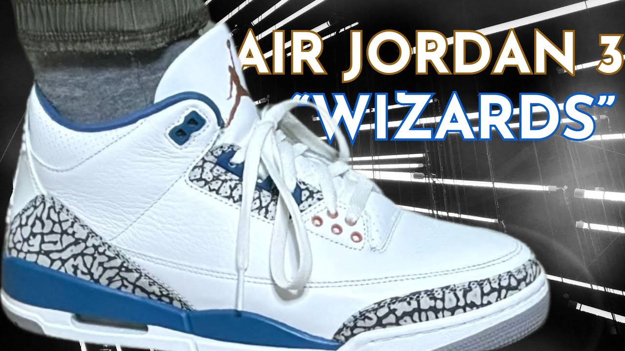 Air Jordan 3 "Wizards" PE Full In Depth Review - YouTube