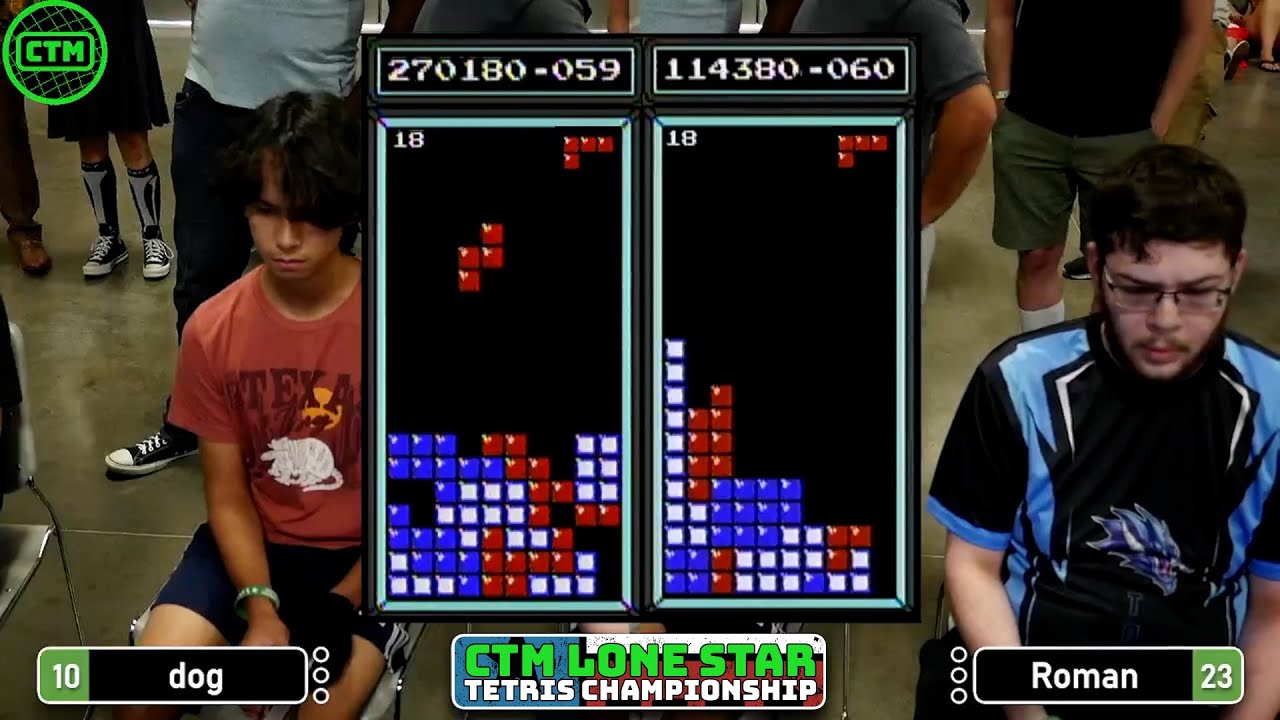 Dog, Roman, Rhubarb, Xeno | Rd 1 | Classic Tetris Monthly Lone Star ...