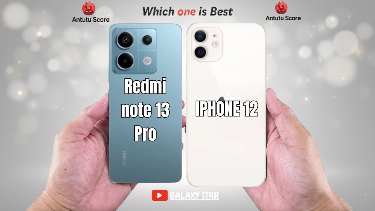 Redmi note 13 Pro vs iphone 12 - YouTube
