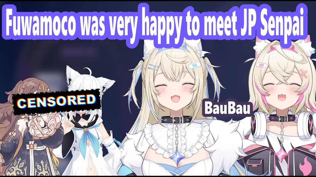 This jp senpai was the first time Fuwamoco met at the studio - YouTube