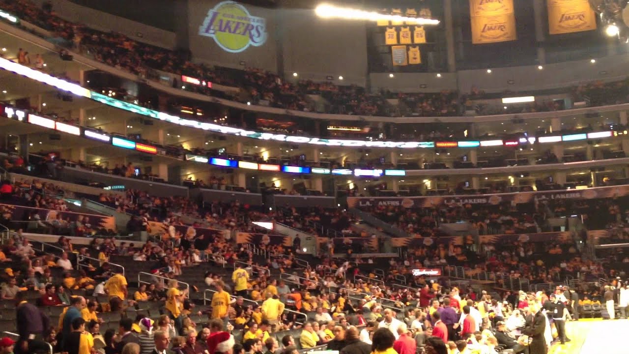 Lakers opening Day. Awesome seat for the LA Lakers Xmas Game 12-25-11 ...