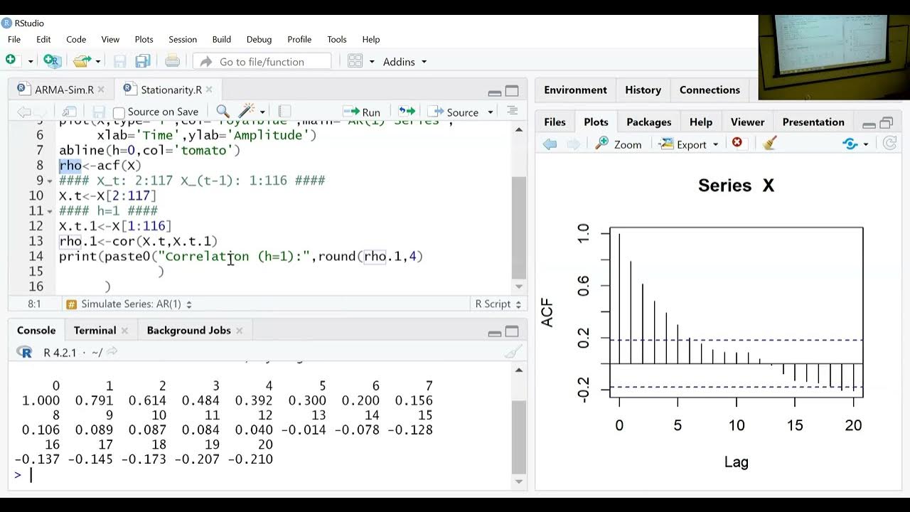 Stationarity Simulation using R - YouTube