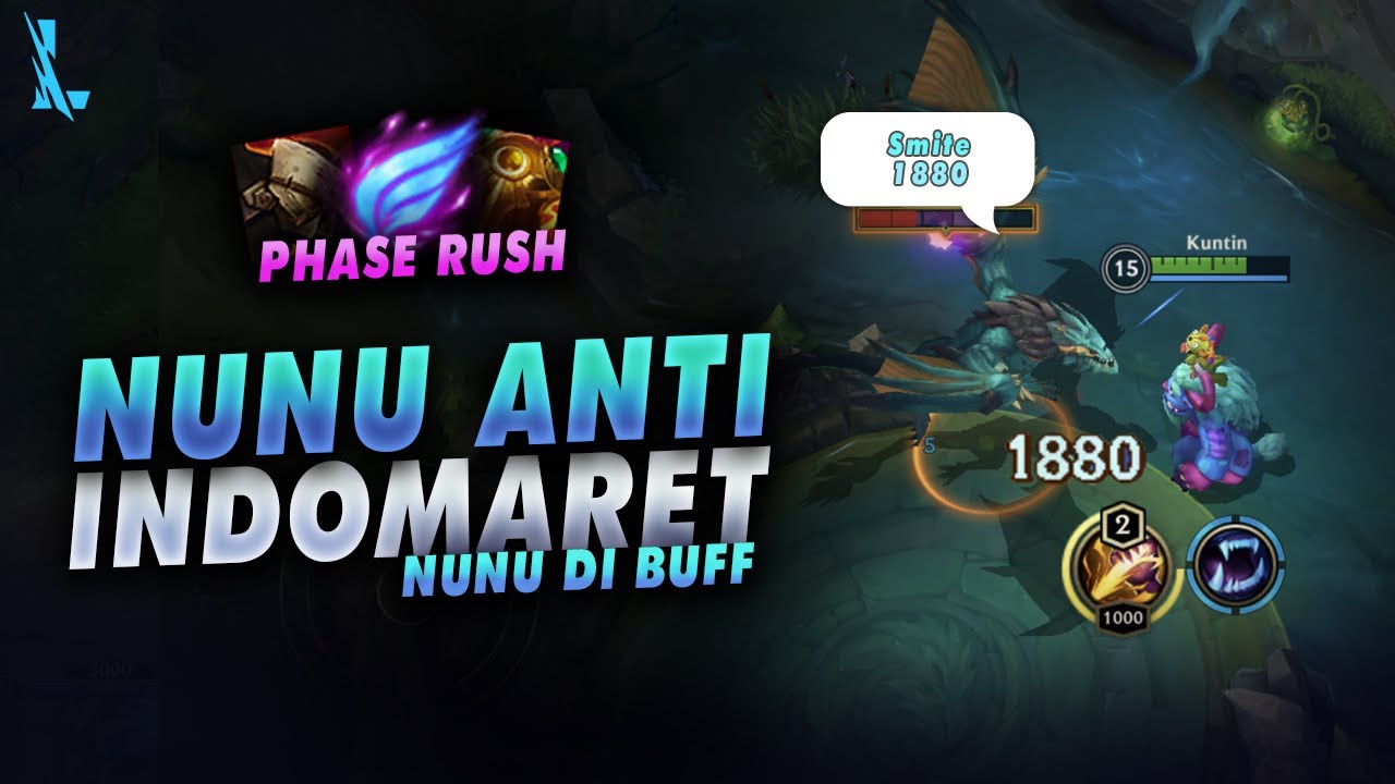 Rune Phase Rush Akhirnya Kepake - Nunu Willump Jungler Anti Indomaret ...