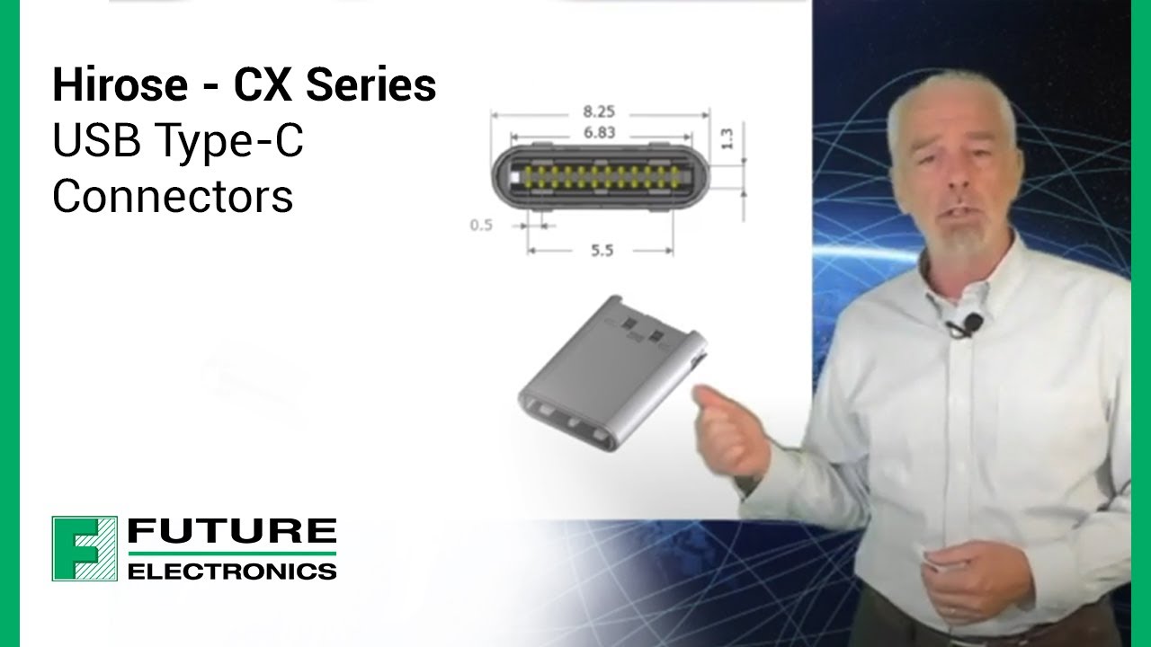 Hirose - CX Series USB Type-C Connectors - YouTube