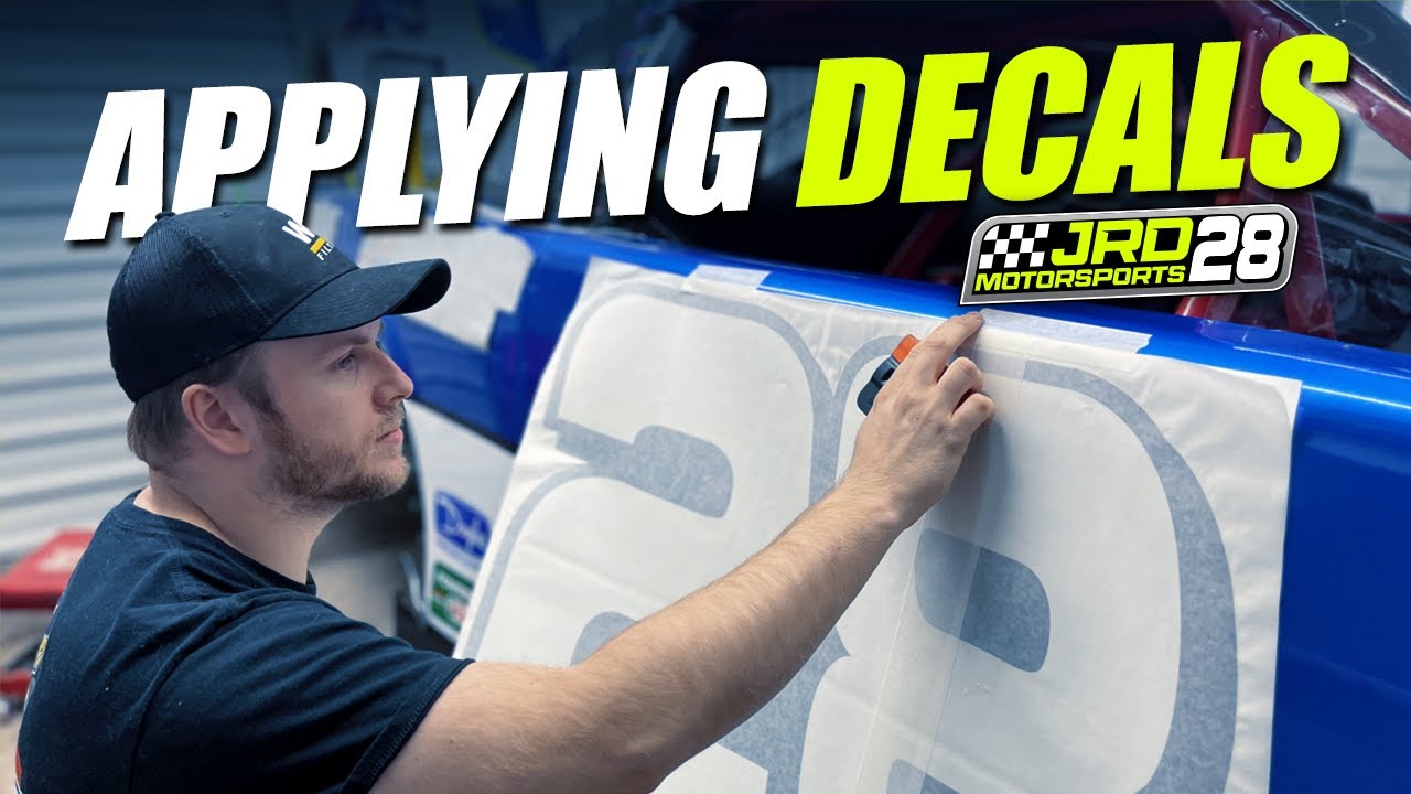 How We Apply DECALS on Our Super Stock RACE CAR! - YouTube