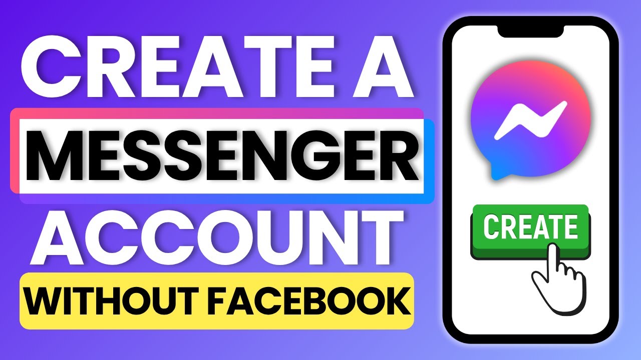How to Create a Messenger Account Without Facebook - YouTube