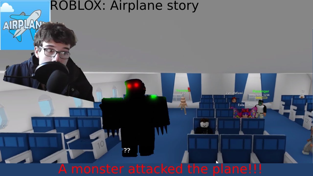 A monster took over the plane!!!(ROBLOX: Airplane story) - YouTube
