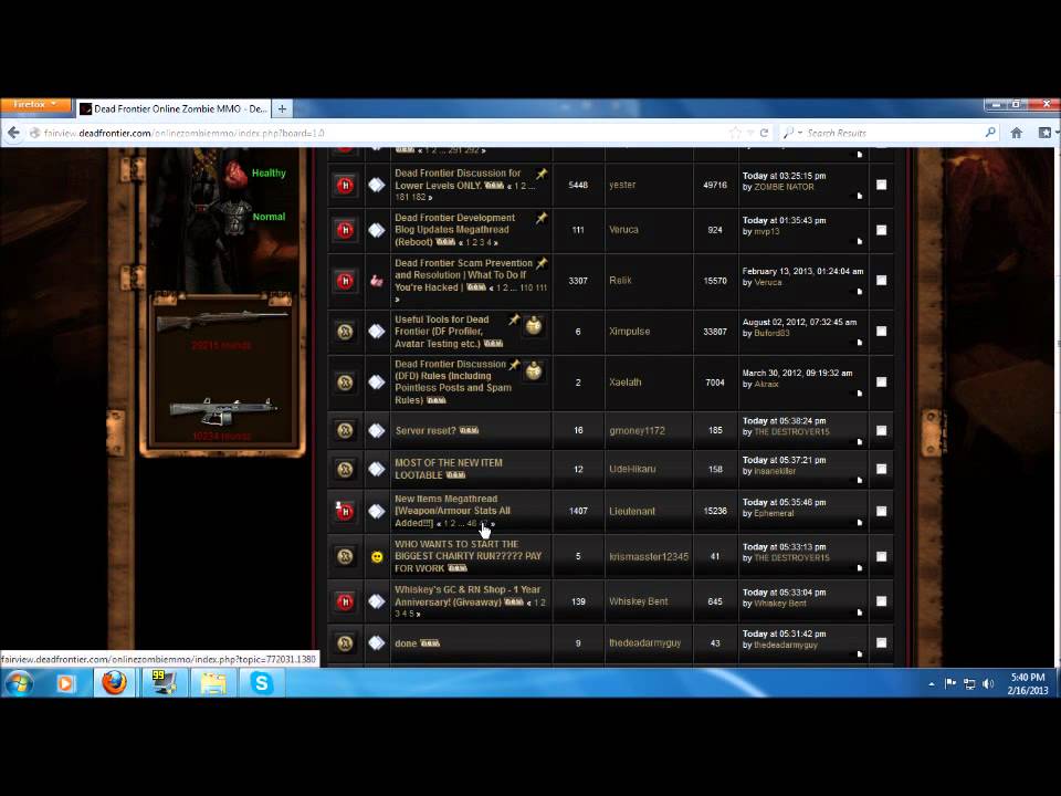 Dead Frontier 3D- New Weapons And Armor With Stats and Damage! - YouTube