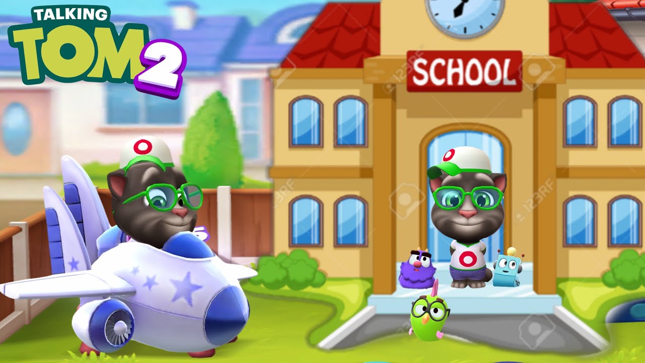 My Talking Tom 2 Activities Before Going to School | My Talking Tom 2 ...