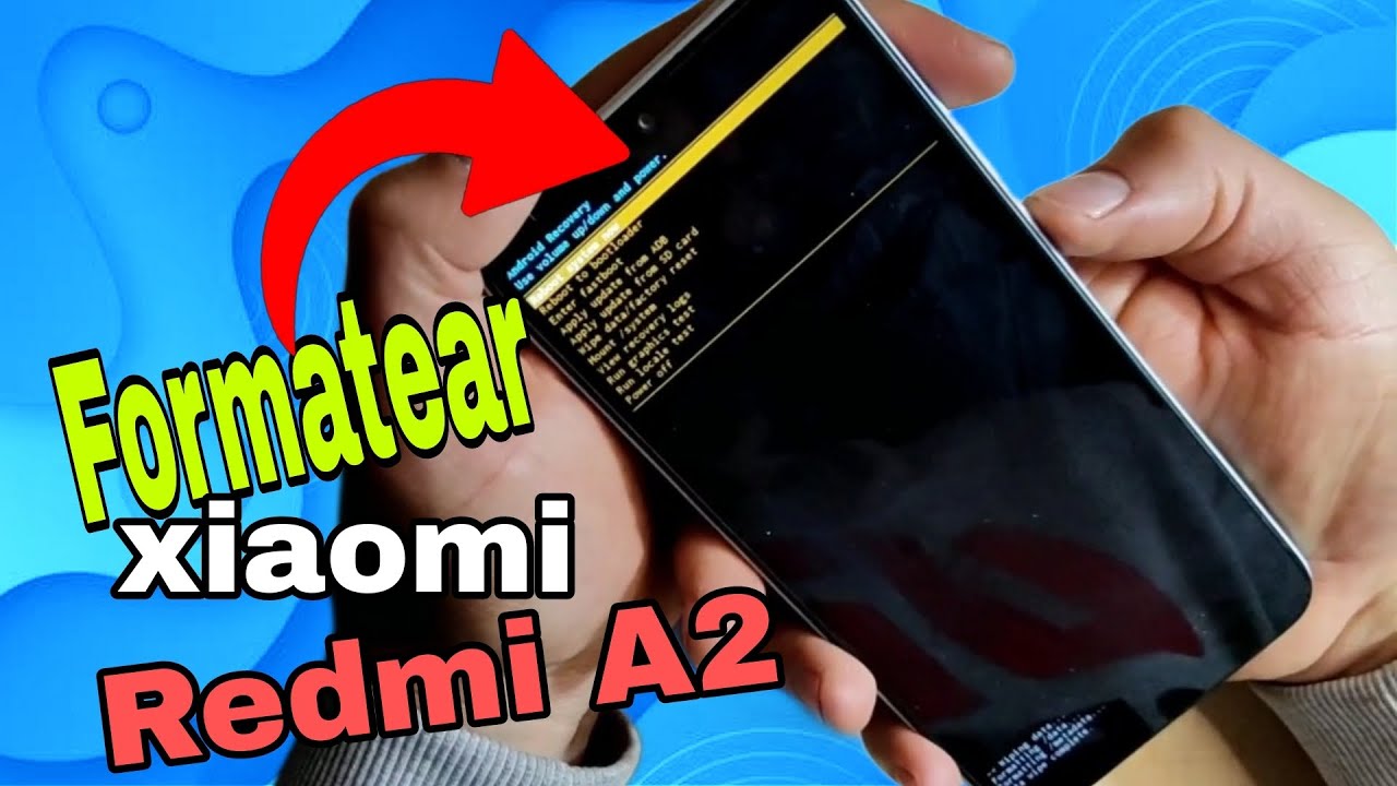Como formatear Xiaomi Redmi A2/Hart reset xiaomi Redmi A2/Resetear ...