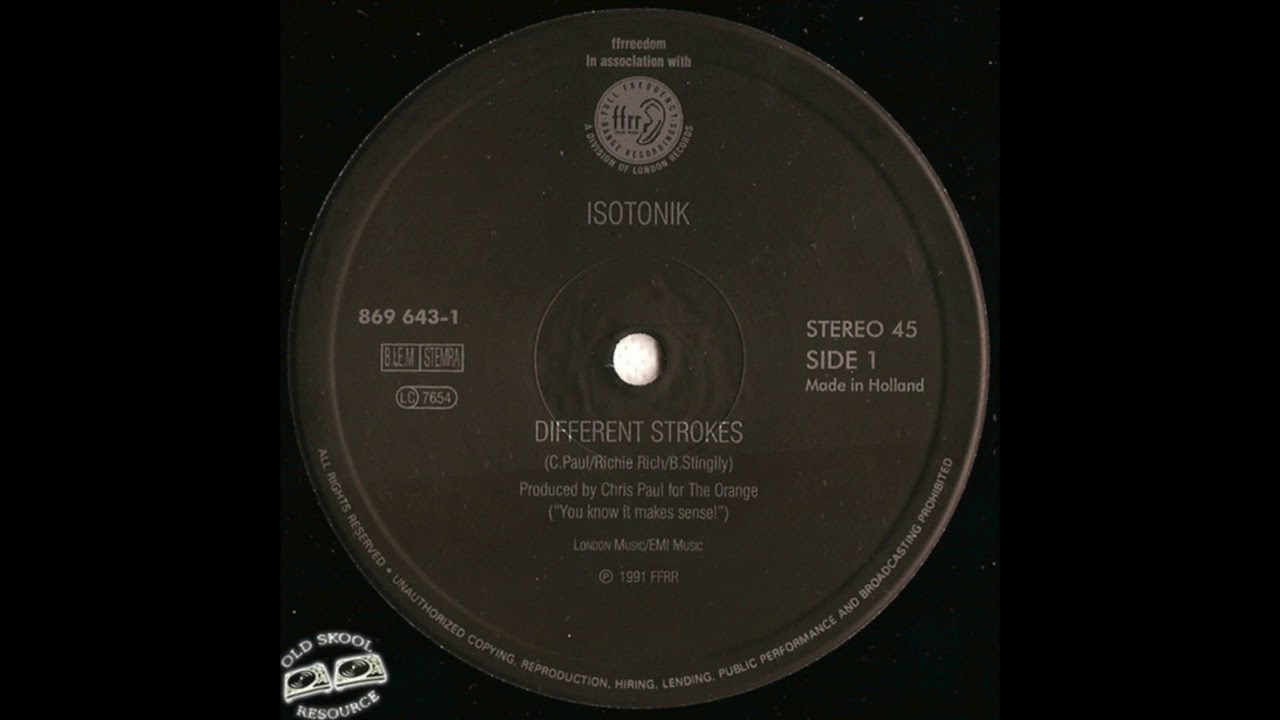 Isotonik - Different Strokes 1991 - YouTube