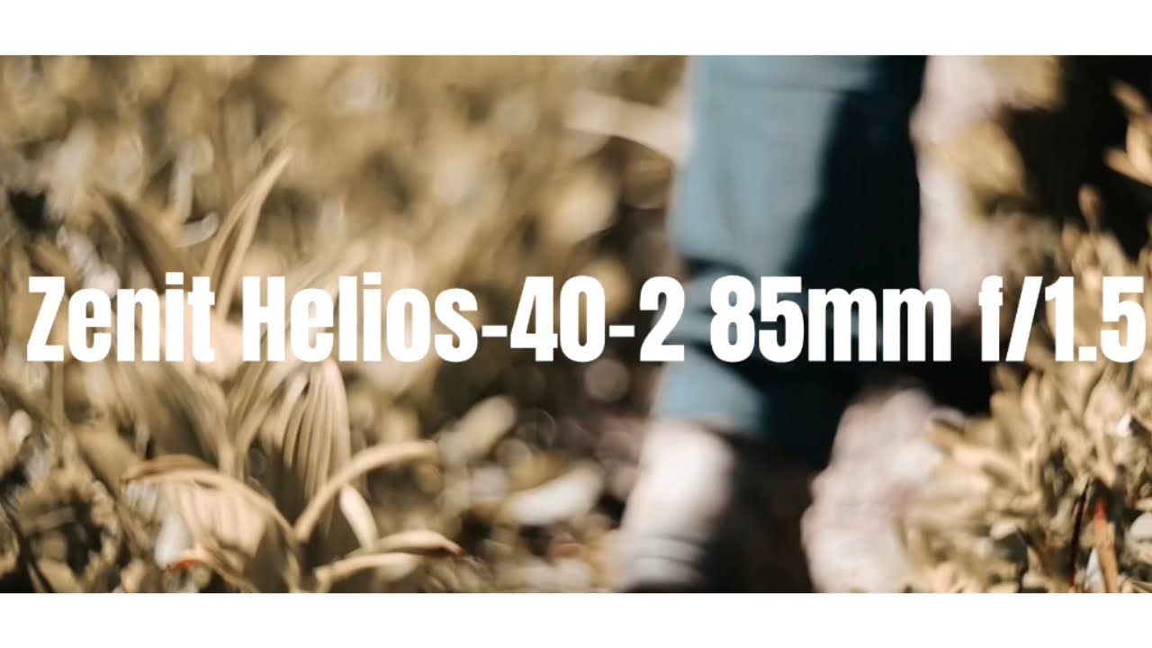 Helios 40-2 85mm f1.5 Video Test - YouTube