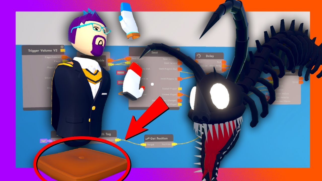 Using Seats To Make Jumpscares In Rec Room | CV2 Tutorial - YouTube